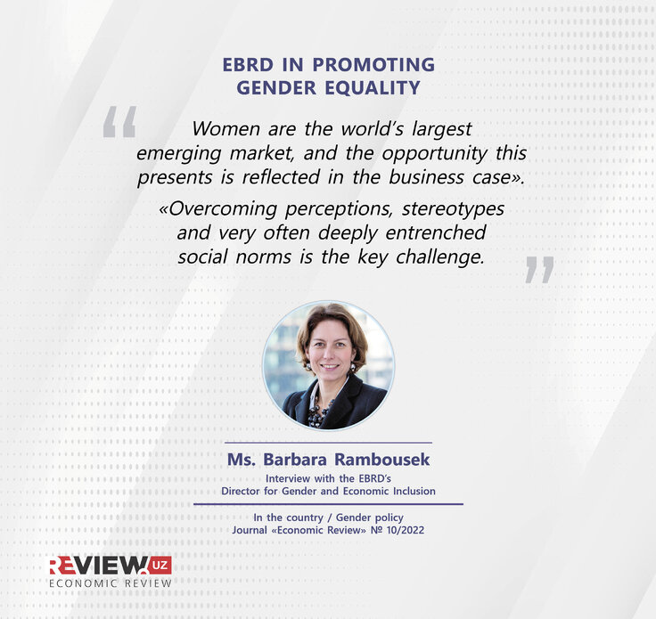 EBRD in promoting gender equality - Review.uz